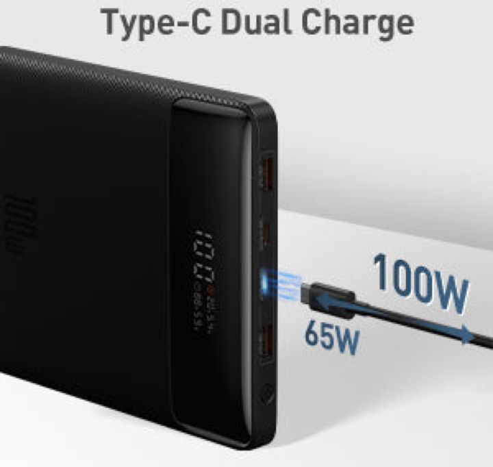 Baseus Blade Laptop Power Bank 100W 20000mAh