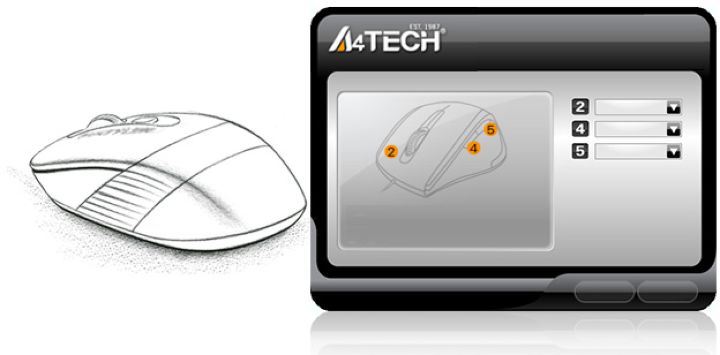 A4Tech FB10CS Dual Mode Rechargeable Mouse