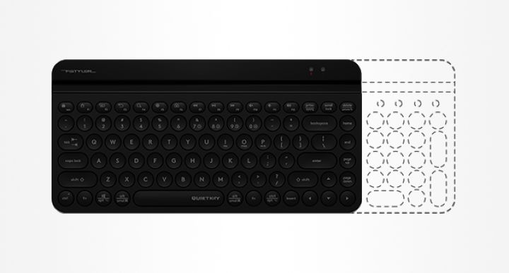 A4tech Fbk30 Bluetooth And 2 4g Wireless Keyboard