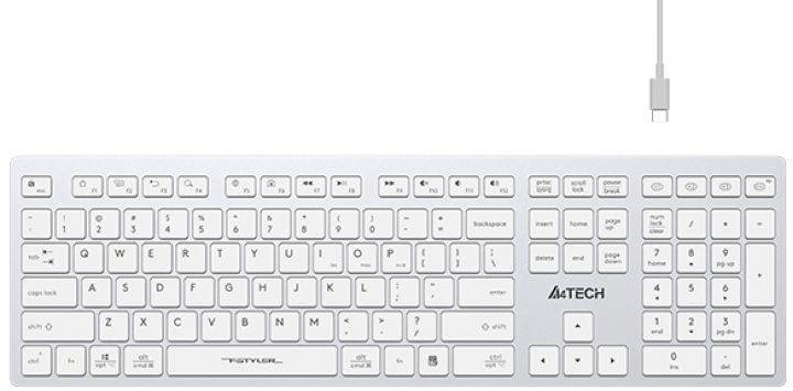 A4Tech FBX50C Bluetooth & 2.4G Wireless Keyboard