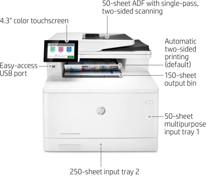 HP Color LaserJet Enterprise MFP - M480f Printer