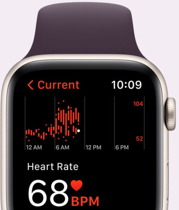 Apple Watch SE 2nd Generation - 44mm (GPS) : Starlight M/L MNTE3LL/A